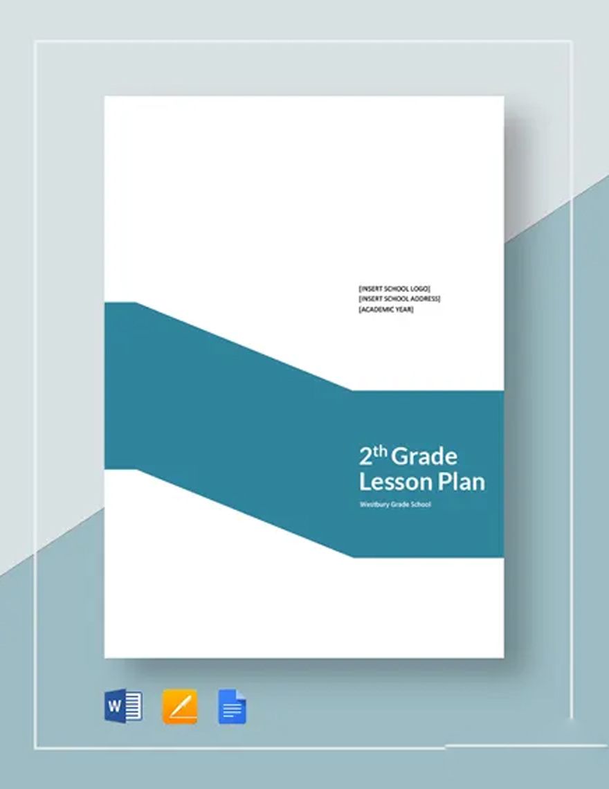 2Nd Grade Lesson Plan Template