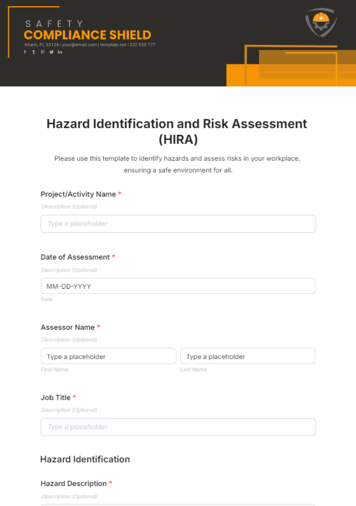 Free PPE User Acknowledgment Form Template Edit Online Download