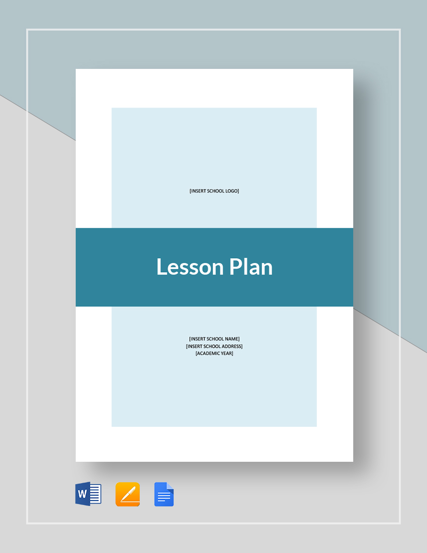 Basic Lesson Plan Template Google Docs Word Template