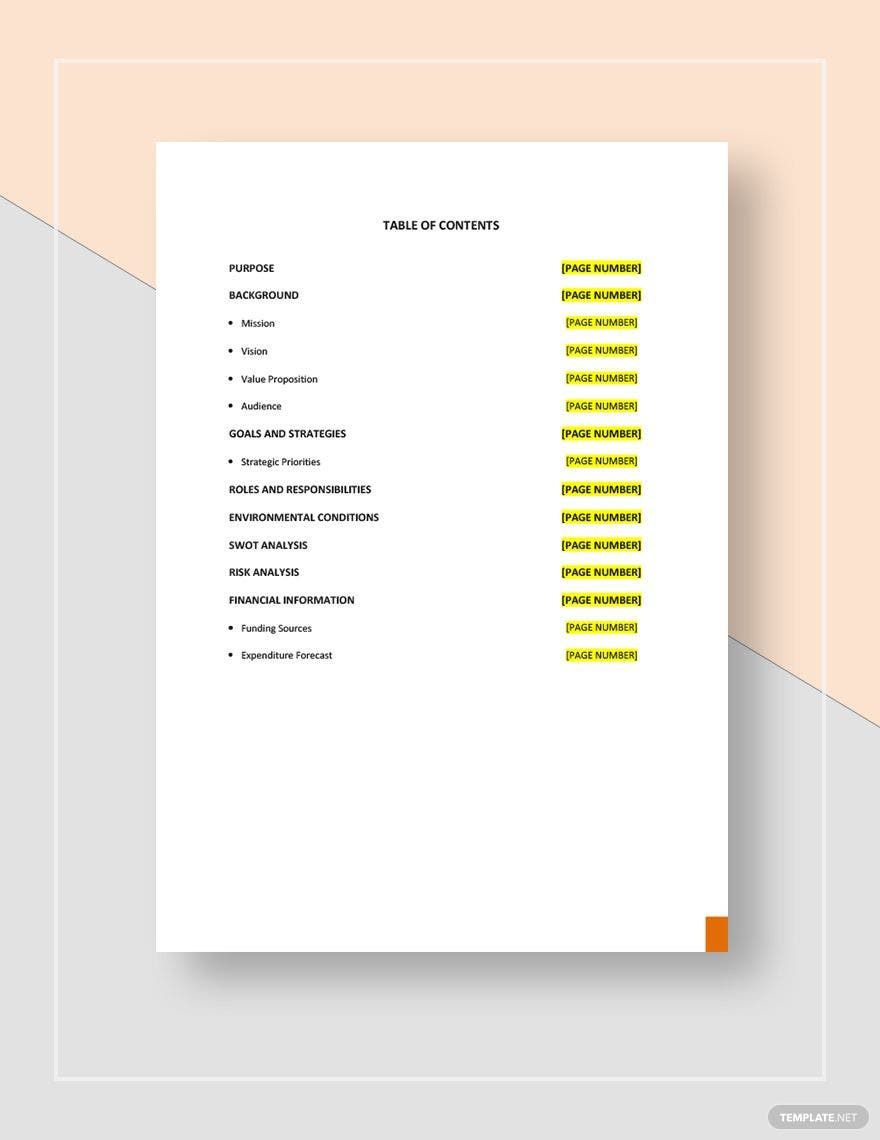 Educational Development Plan Template Google Docs Word Apple Pages