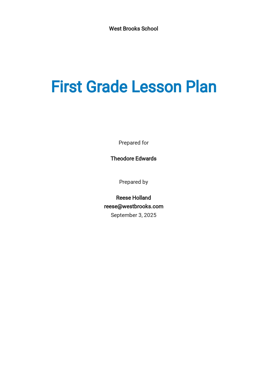 4th Grade Art Lesson Plan Template - Google Docs, Word, Apple Pages ...
