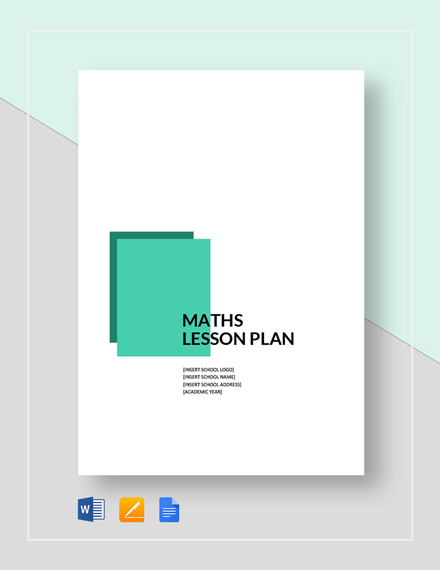 Basic University Lesson Plan Template [Free PDF] - Word (DOC) | Google Docs