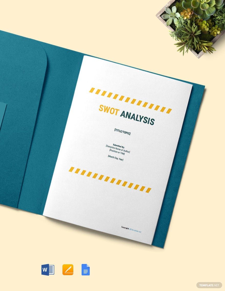 Free Sample Construction SWOT Analysis Template - Google Docs, Word ...