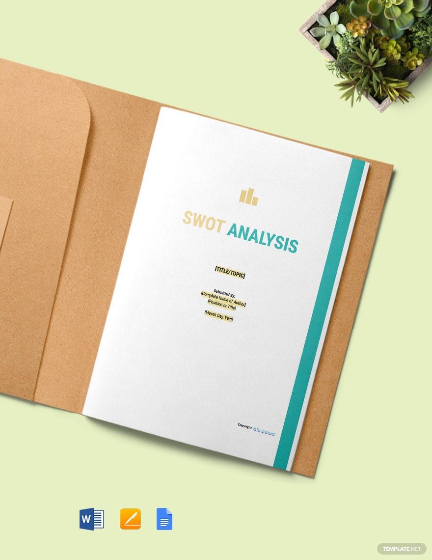 Free Sample Construction SWOT Analysis Template - Google Docs, Word ...