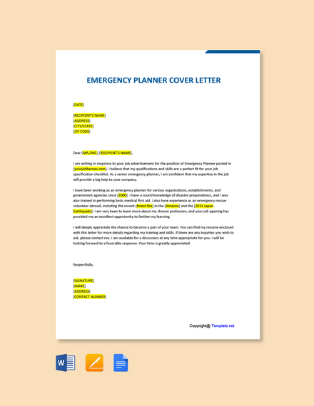 FREE Emergency Leave Letter Template - Word | Google Docs | Apple Pages ...