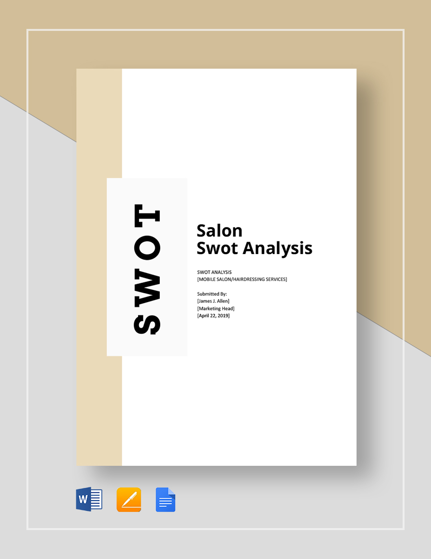 Salon swot analysis template - Google Docs, Word, Apple Pages ...