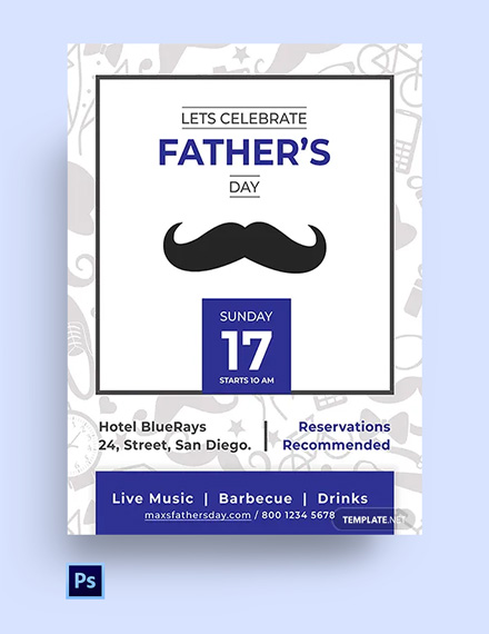 Father's Day Quote Flyer Template | Template.net Father's Day Quote Flyer Template | Template.net