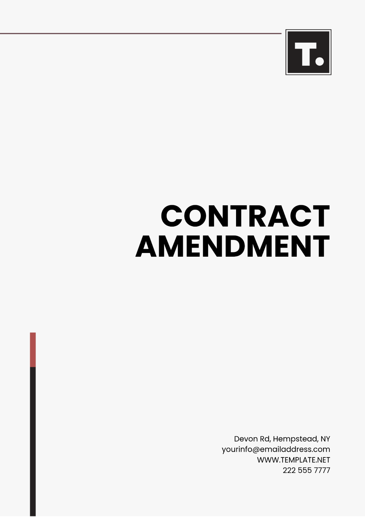 Free Contract Amendment Template To Edit Online Free Contract Amendment Template To Edit Online