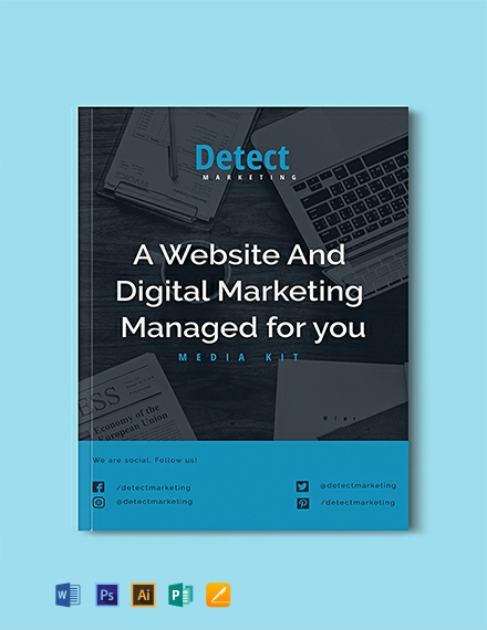 Sample Event Media Kit Template - Illustrator, Word, Apple Pages, PSD ...