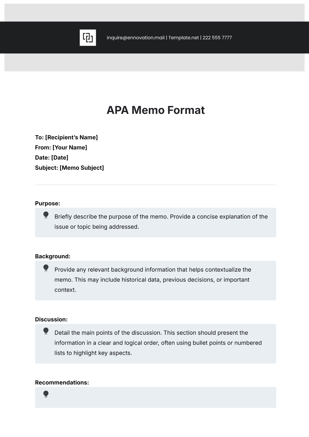 Free APA Templates To Edit Online Print