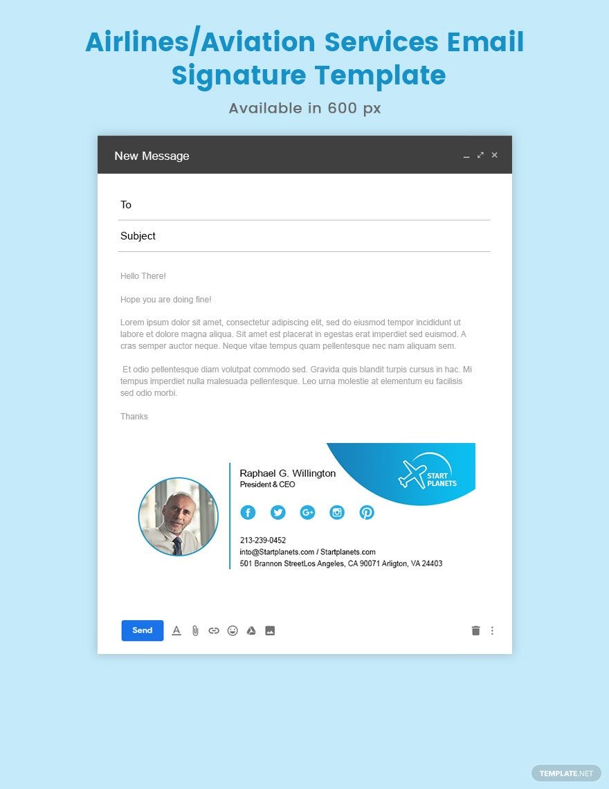 Free Minimal Fashion Designer Email Signature Template | Template.net