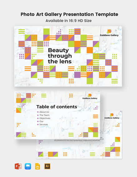 Art Director Presentation Template - Download in Illustrator ...