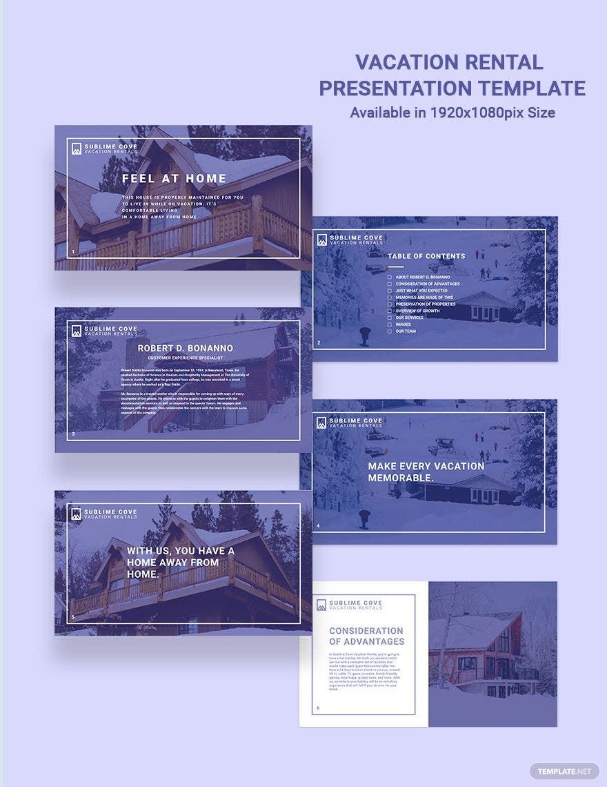Vacation Rental Presentation Template Google Slides Illustrator 