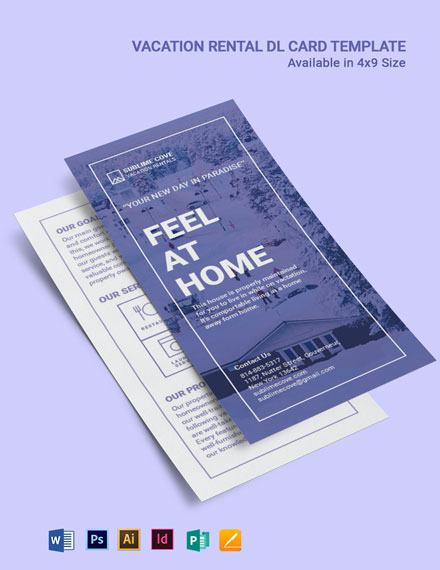 Travel & Vacation Rack Card Template - Word | Template.net