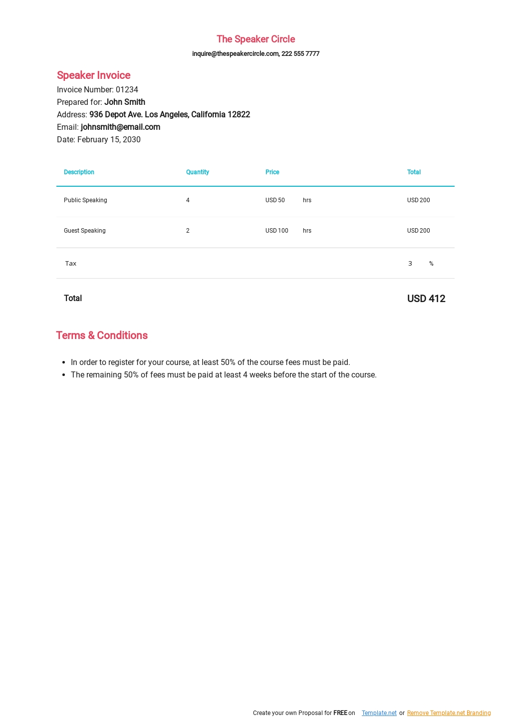 Free Speaker Templates 25 Download Template