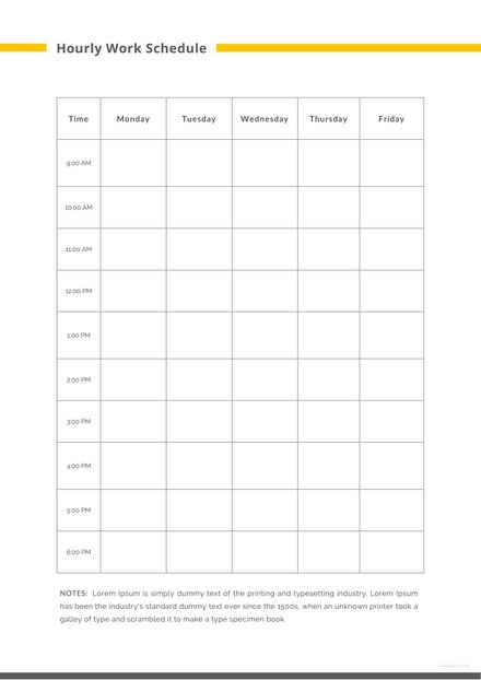 Hourly Bathroom Cleaning Schedule Template: Download 128+ Schedules in ...
