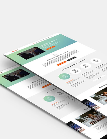 HR Report Website Template - HTML5, PSD | Template.net