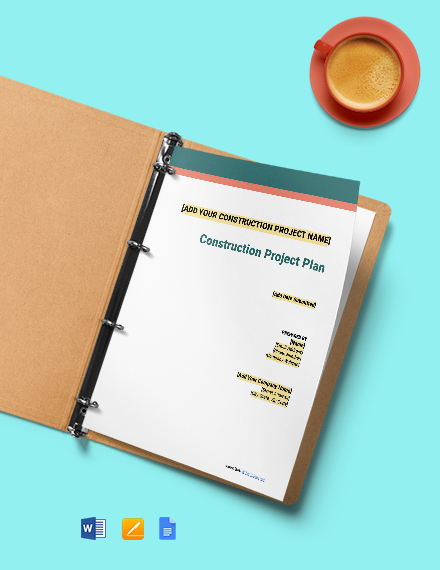 Sample Construction Business Plan Template - Google Docs, Word, Apple ...