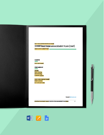 Simple Construction ID Card Template [Free PDF] - PDF | Word | InDesign ...