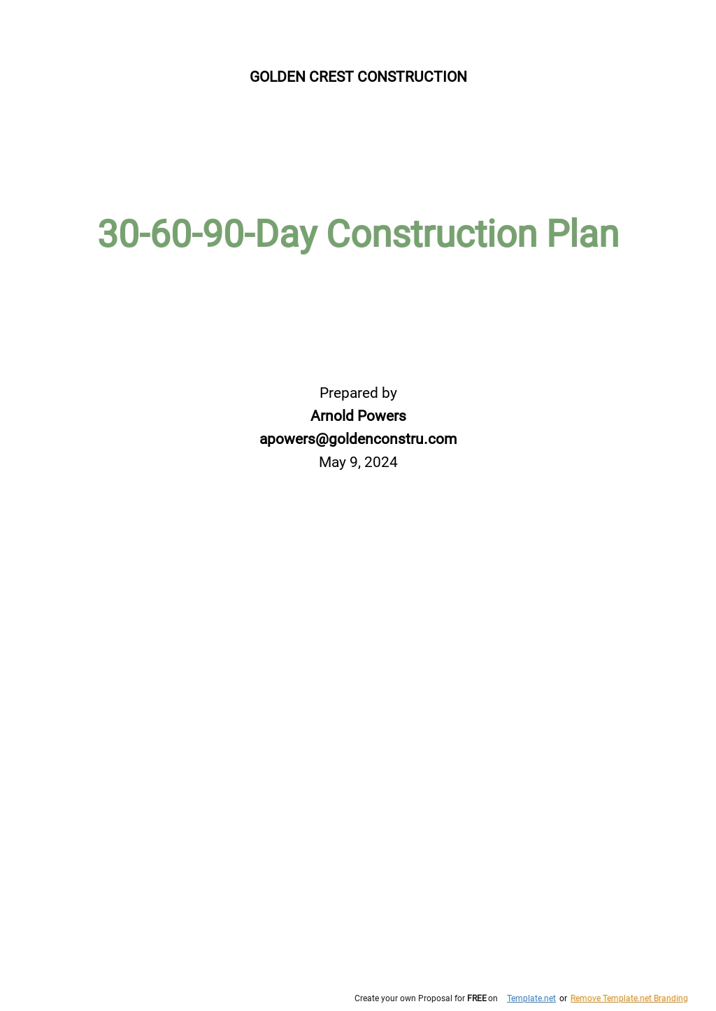 One Page Business Plan Template Google Docs One Page Business Plan Template Google Docs
