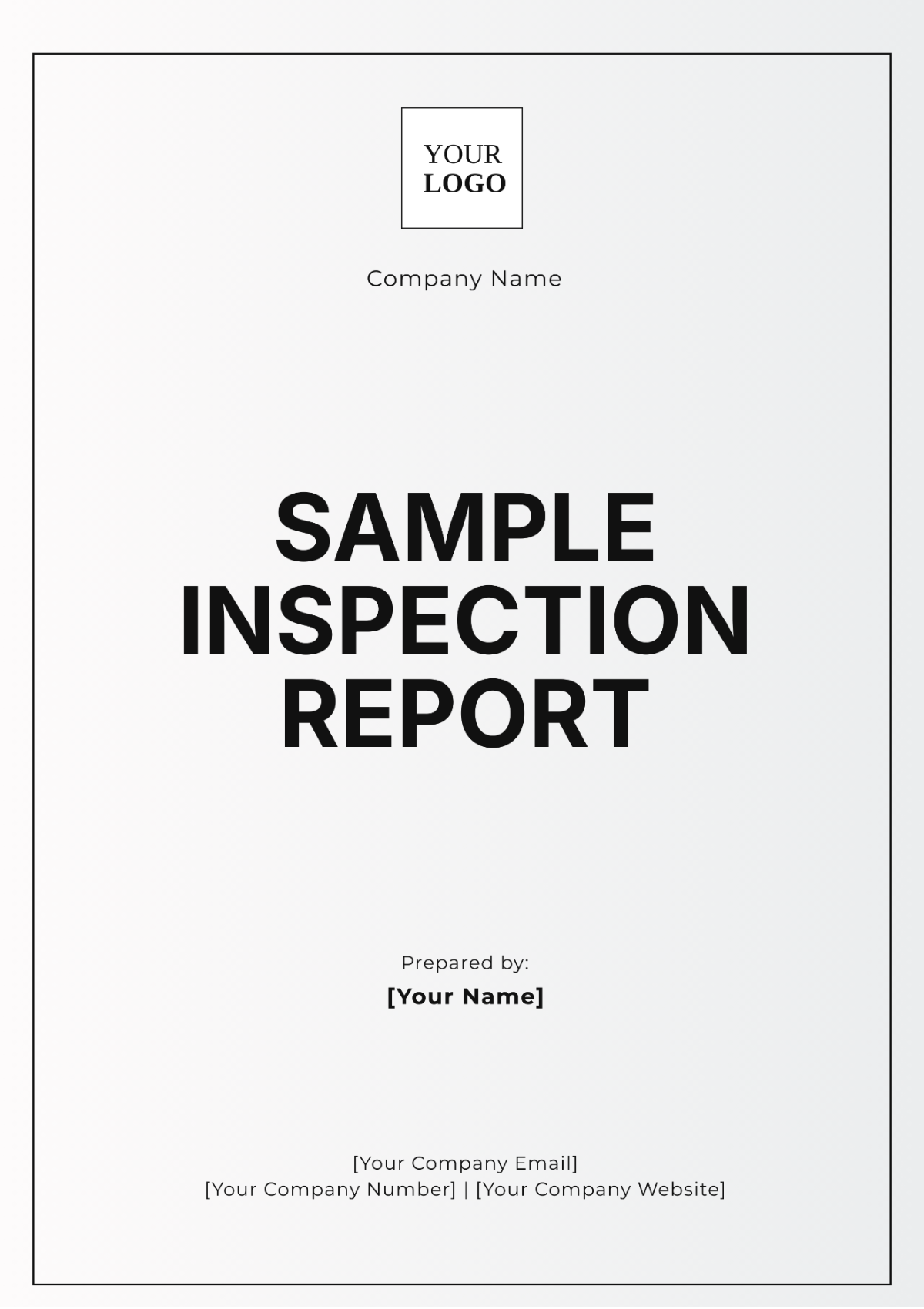 Free AI Inspection Report Generator Free Inspection Report Maker Online