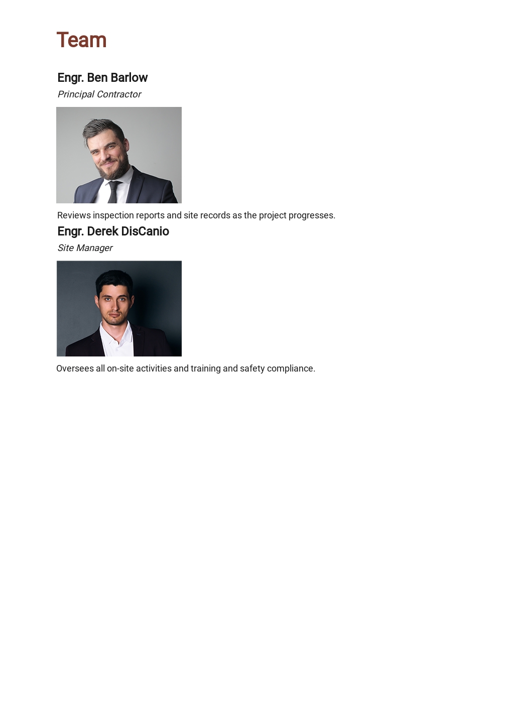 Free Sample Construction Phase Plan Template - Google Docs, Word, Apple ...