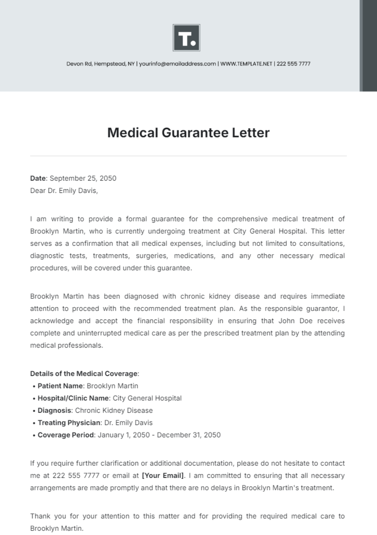 Free Sample Warranty Letter Template To Edit Online