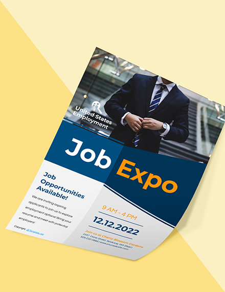 Free Sample HR Poster Template - Illustrator, InDesign, Word, Apple ...