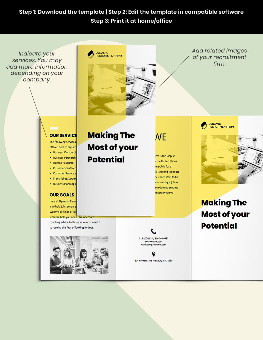 Recruiter Brochure Template - Download in Word, Google Docs ...