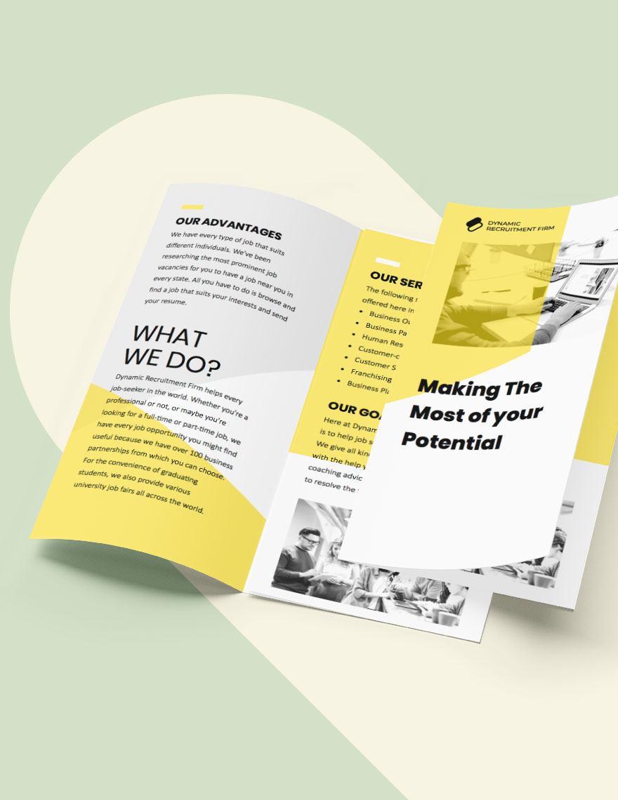 Recruiter Brochure Template - Download in Word, Google Docs, PDF ...