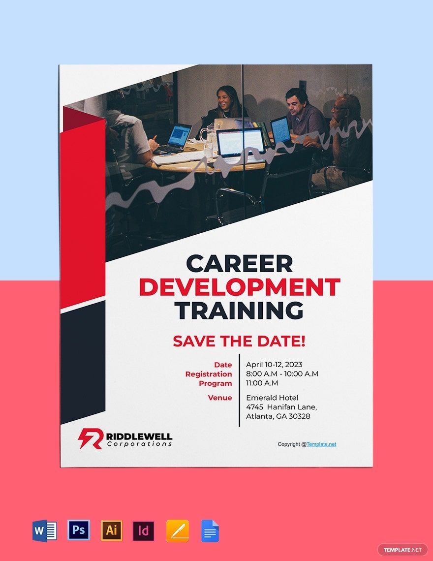 FREE HR Flyer PSD Template Download Template