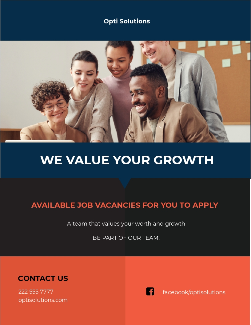 Job Vacancy Flyer Template