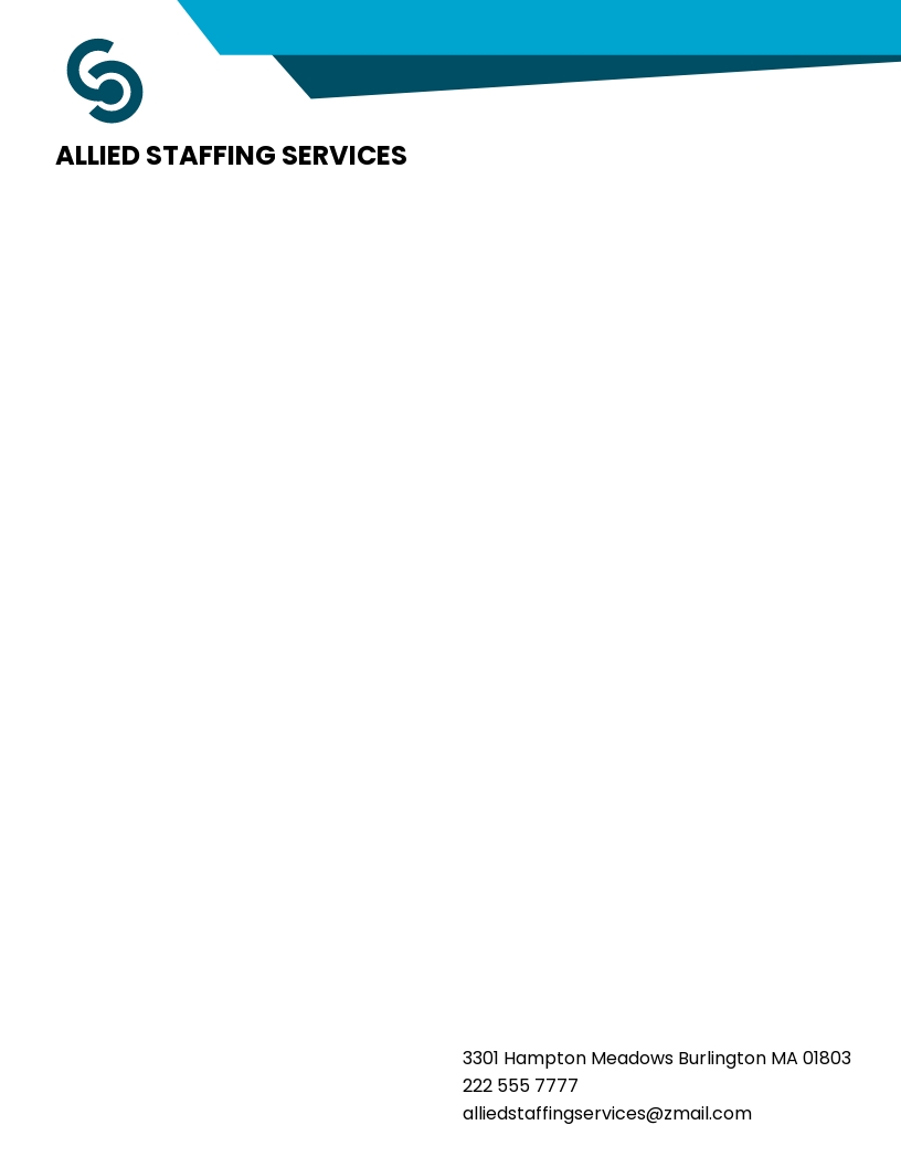 Sample Agency Letterhead Template - Illustrator, Word, PSD | Template.net