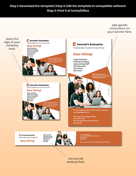 Free Modern Hr Banner Template Template Net