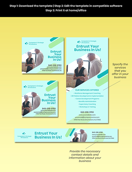 Free Creative Hr Banner Template Template Net