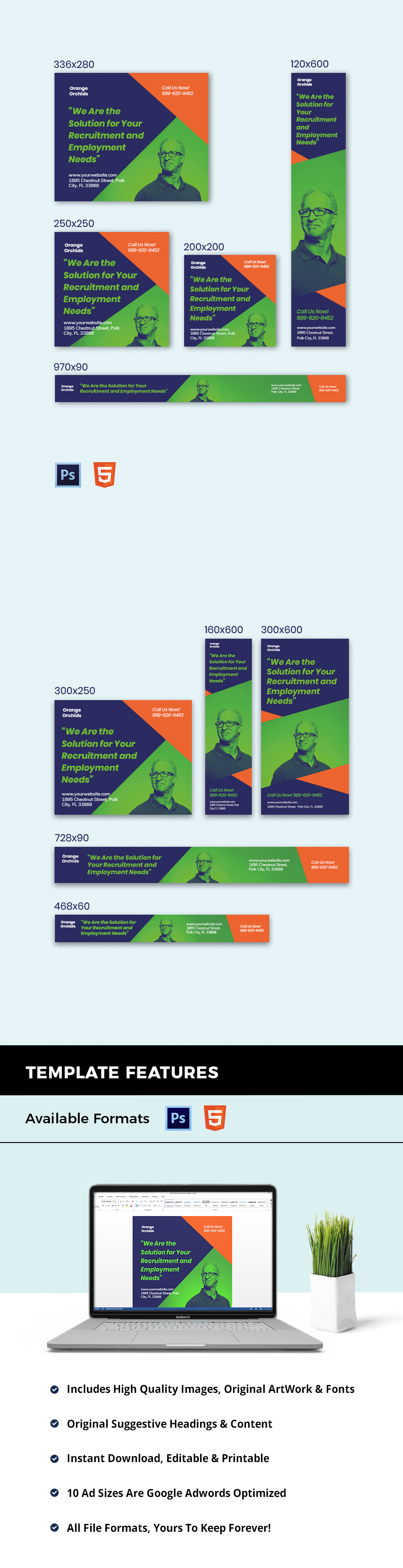 Free Blank HR Banner Template | Template.net