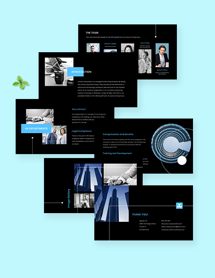 Free Modern HR Presentation Template - Apple Keynote, PowerPoint ...