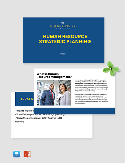 HR Strategy Presentation Template
