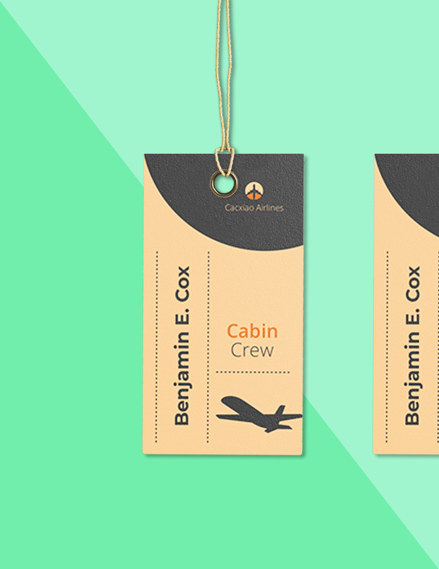 Cabin Name Tag Template in Photoshop, Pages, MS Word, Illustrator ...