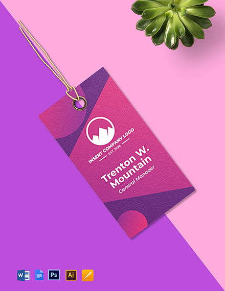 FREE Name Tag Template Download In Word Google Docs PDF 