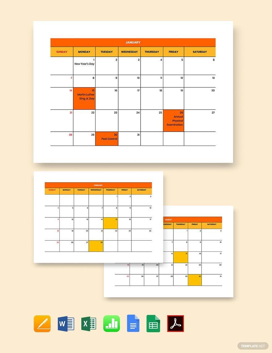 Bi Weekly Payroll Calendar Template Google Docs Google Sheets Excel 