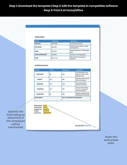 Employee Recognition Template - Google Docs, Word | Template.net