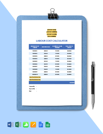 Labour Cost Calculator Template Word Google Doc Apple MAC Pages labour-cost-calculator-template-word-google-doc-apple-mac-pages