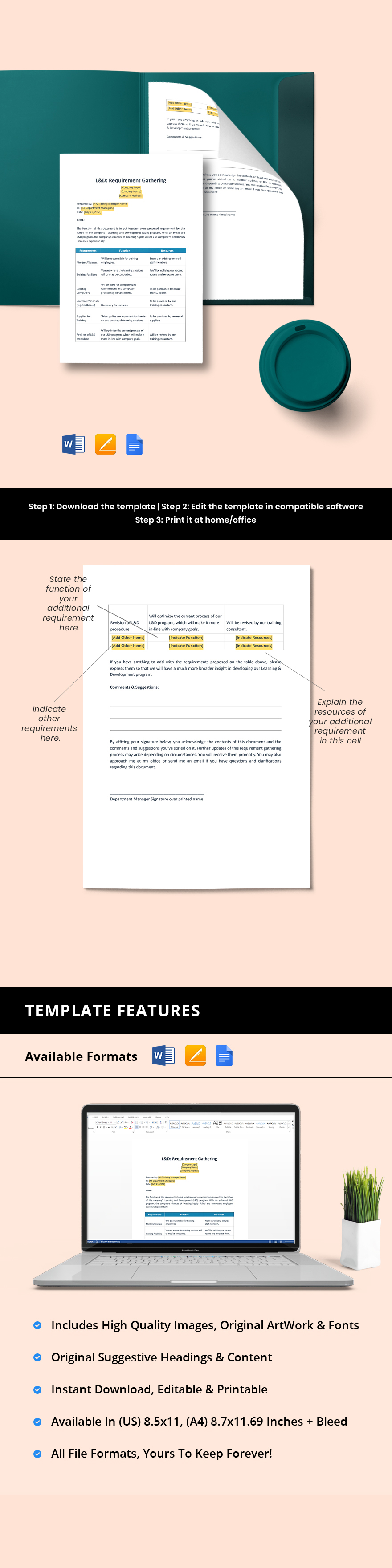L&D: Requirement Gathering Template - Google Docs, Google Sheets, Word ...