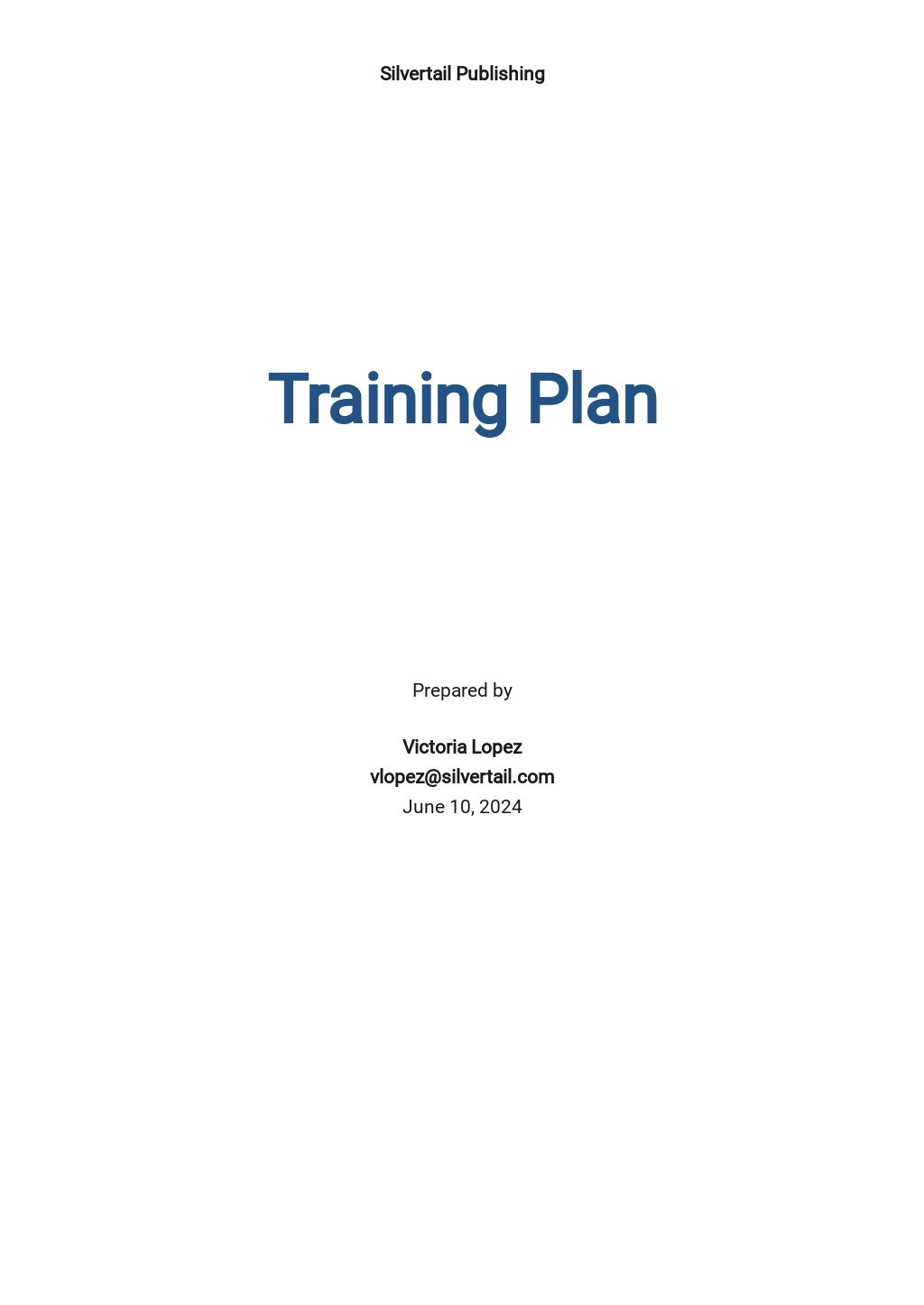 44 FREE Training Plan Templates Edit Download Template