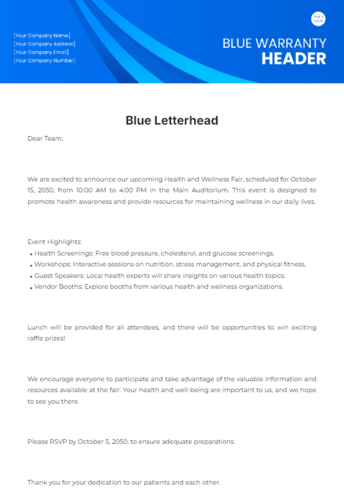 Free Corporate Letterhead Templates Editable And Printable Free Corporate Letterhead Templates Editable And Printable