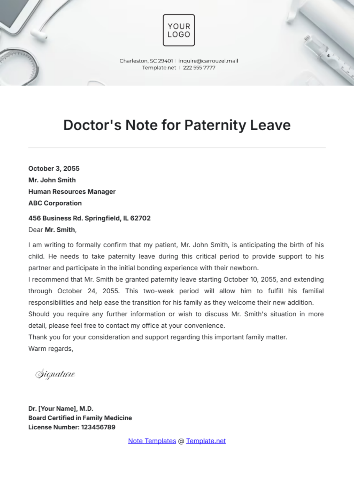 Free Doctor Note For Flight Cancellation Template To Edit Online