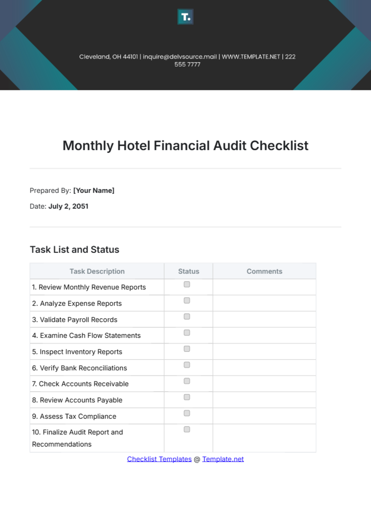 Free AI Audit Checklist Generator Free Audit Checklist Maker Online