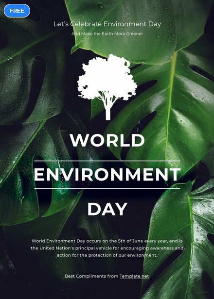 World Environment Day Banner Background Template - Edit Online ...