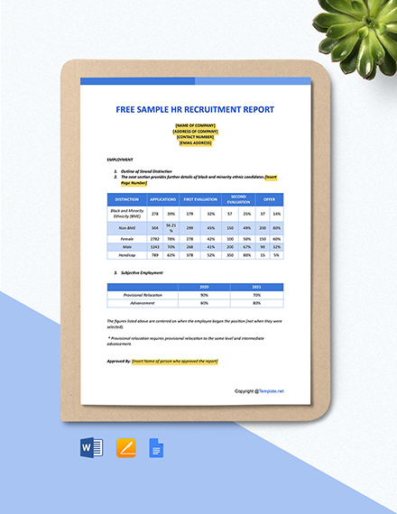 Sample HR Recruitment Process Template - Google Docs, Word | Template.net
